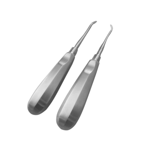 A+ Left-Right Toothed Dental Elevator Set – Steel Plated Instrument